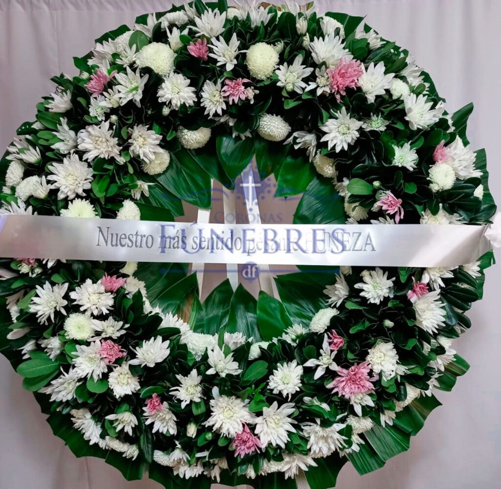 Corona funeraria Económica Dynasty - Arreglos funerarios | Coronas ...