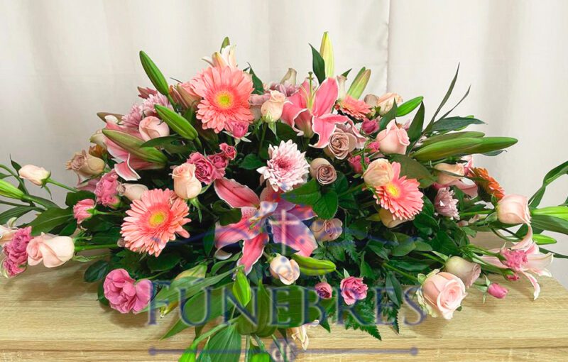 Cubre cajas de flores Dafne - Arreglos funerarios a domicilio CDMX Área ...