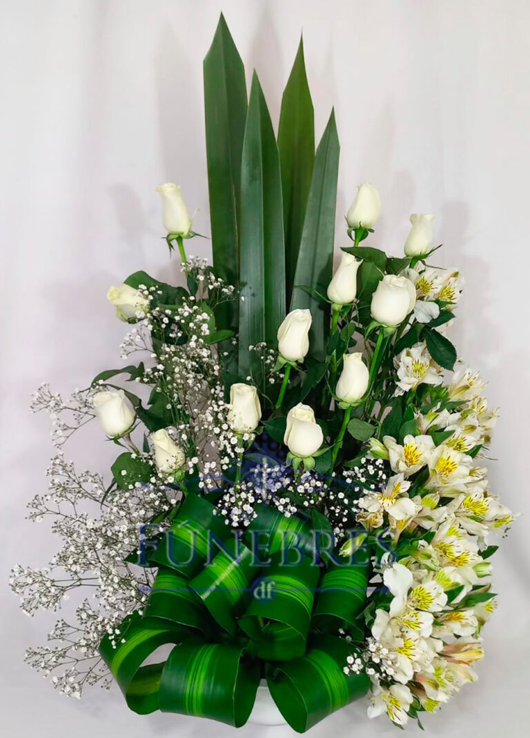 Pie de caja para funeral Noe - Arreglos funerarios a domicilio CDMX ...